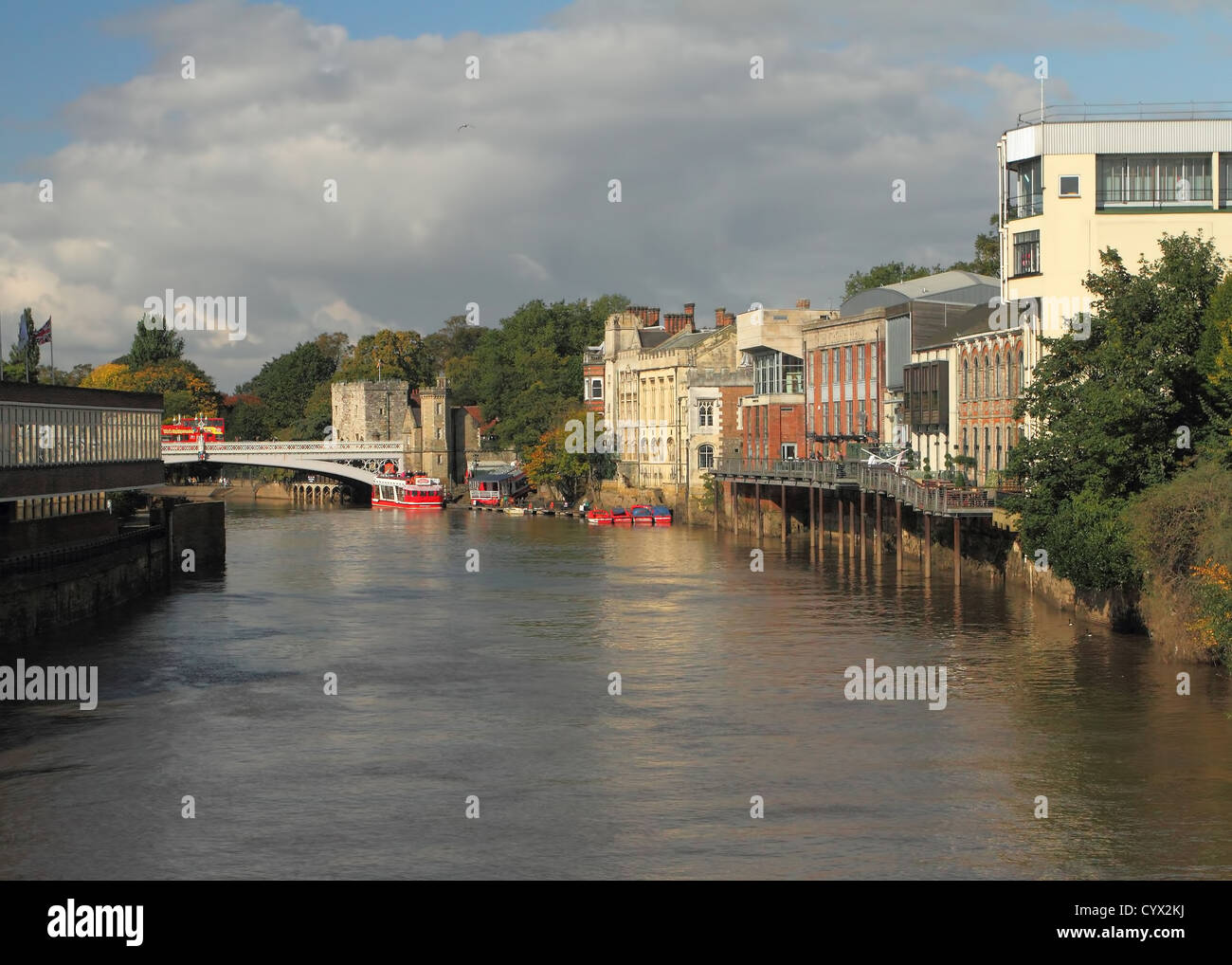 river Ouse in York city center Stock Photo - Alamy
