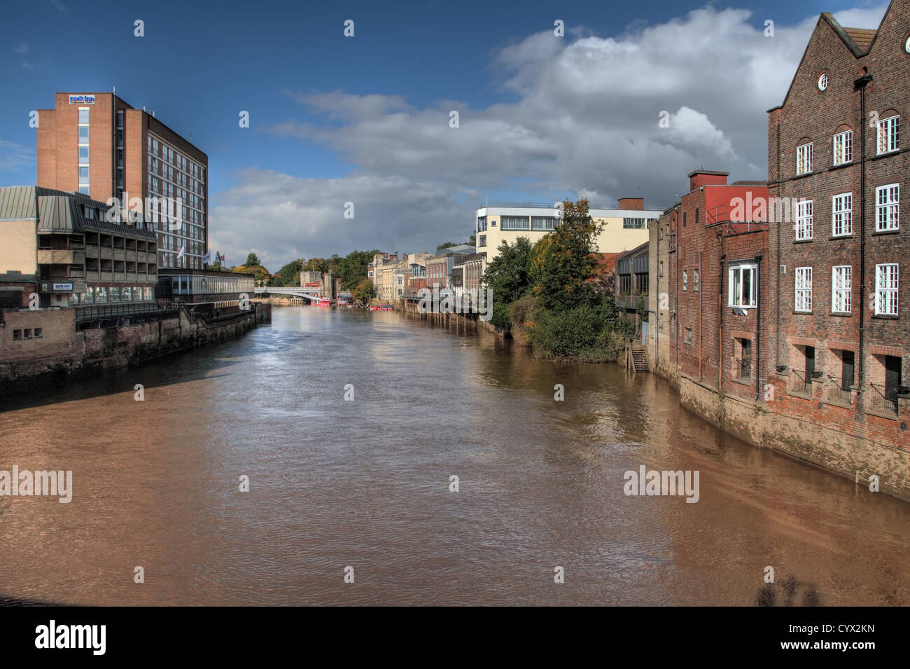 river Ouse in York city center Stock Photo - Alamy