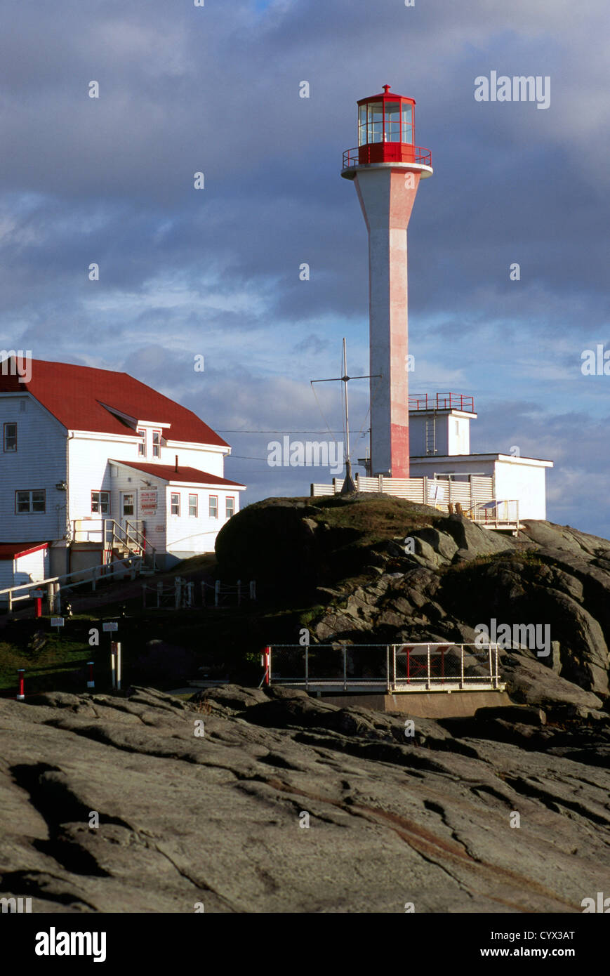 Cape Forchu Lighthouse near Yarmouth, Nova Scotia, Canada - East Coast ...