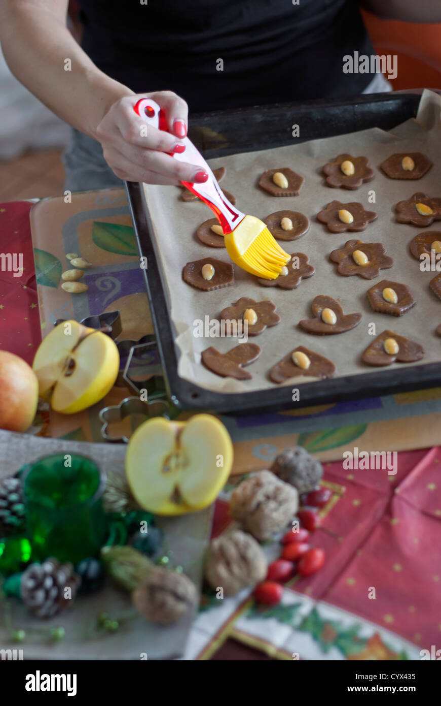 Dough ready baking christmas hi-res stock photography and images - Alamy