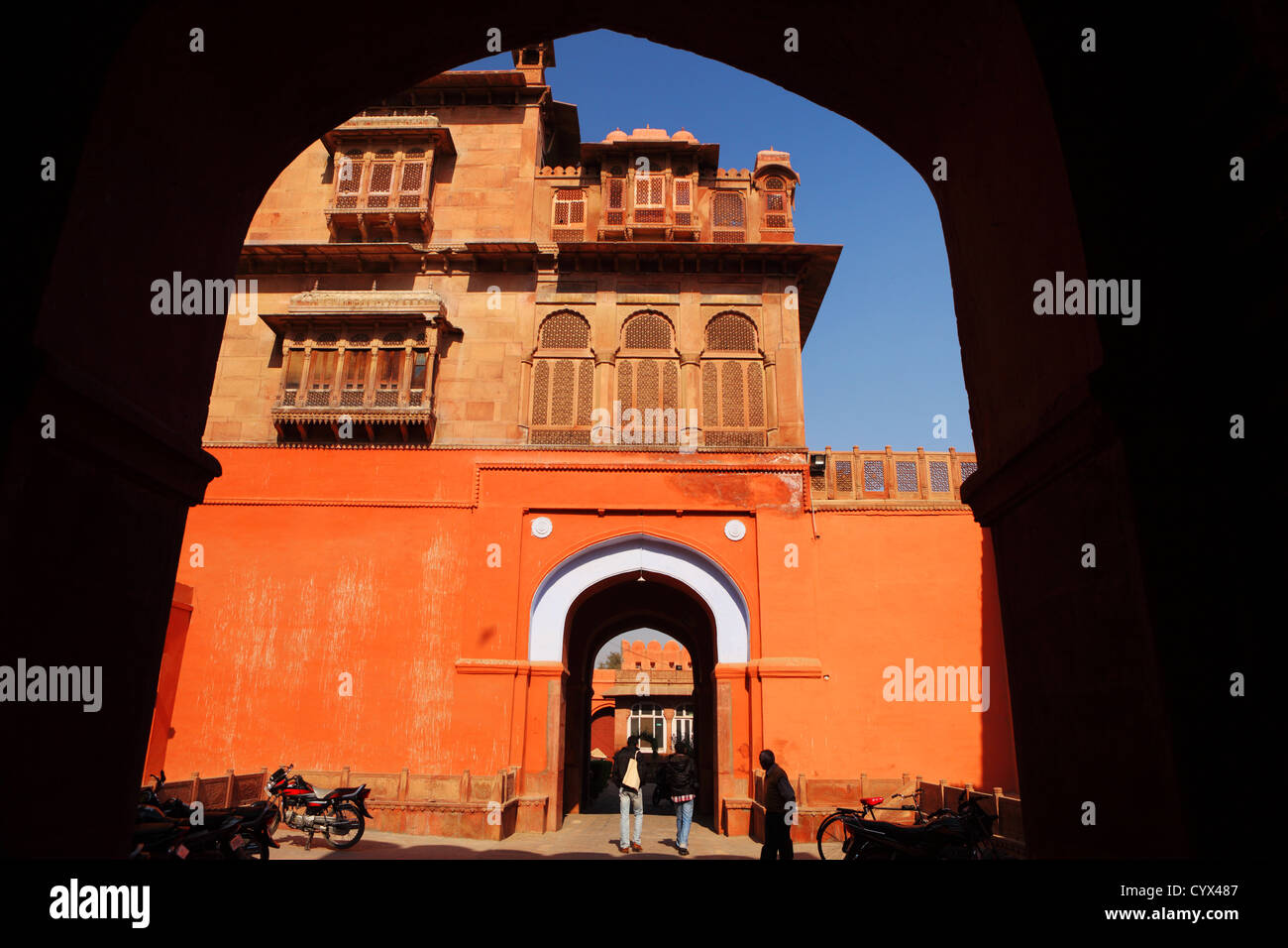 Junagarh Fort is a fort in the city of Bikaner, Rajasthan, India Stock ...