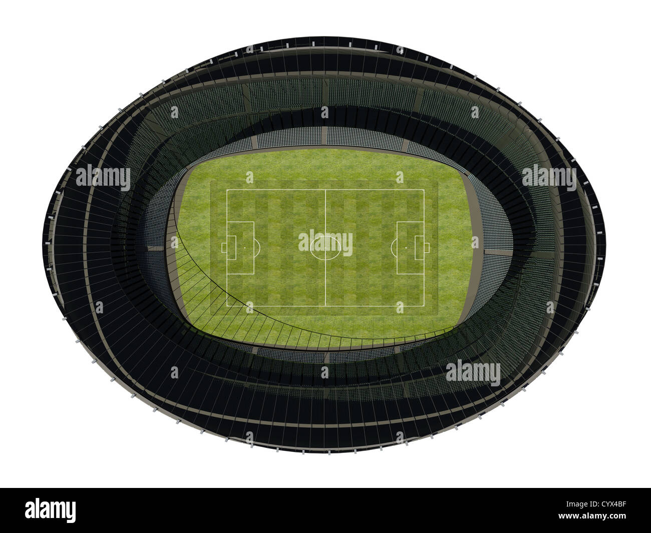 Olympic stadium soccer field on Cut Out Stock Images & Pictures - Alamy