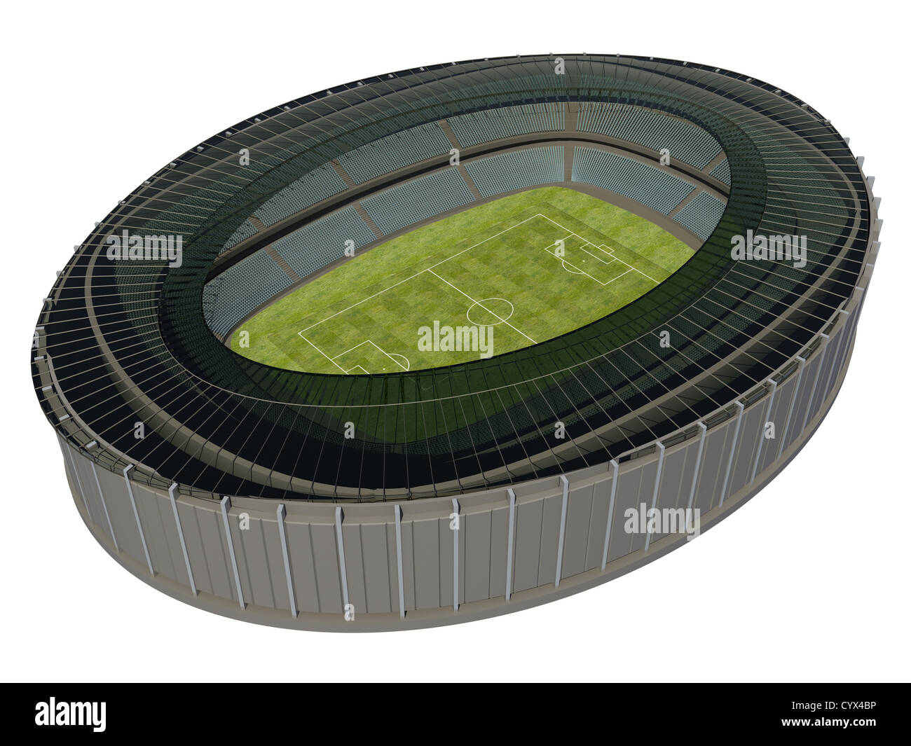 Olympic stadium soccer field on Cut Out Stock Images & Pictures - Alamy