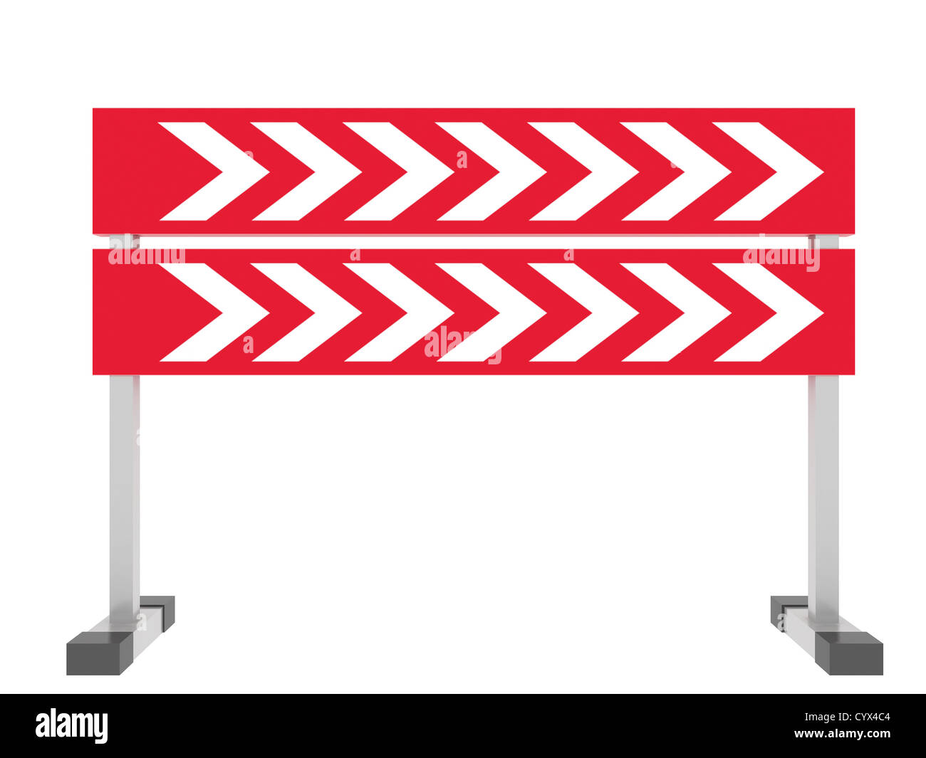 Direction Pointers Isolated on white background Stock Photo - Alamy
