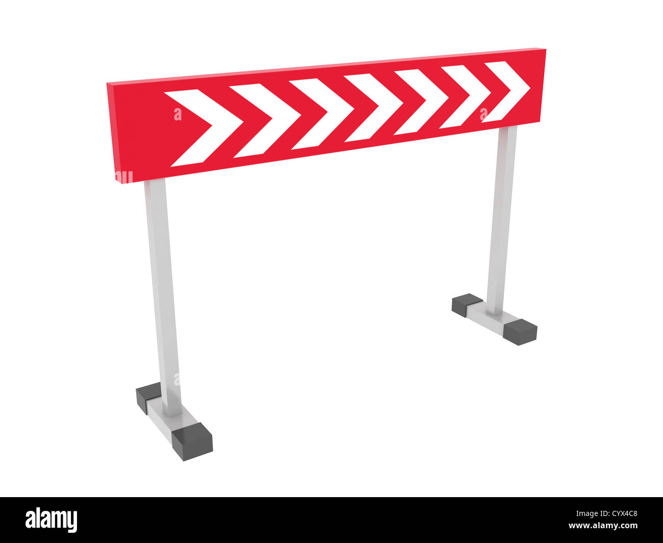 Direction Pointers Isolated on white background Stock Photo - Alamy