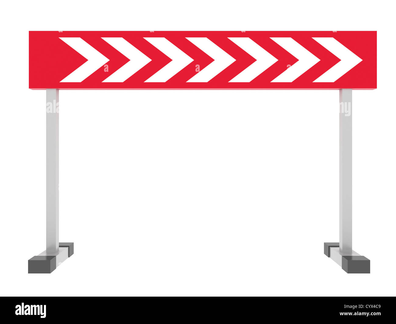 Direction Pointers Isolated on white background Stock Photo - Alamy