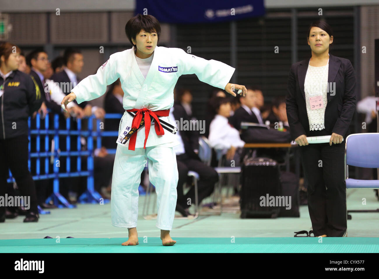 (L to R) Haruna Asami (JPN), Ayumi Tanimoto Coach, November 11, 2012 - Judo : Kodokan Cup 2012 ...