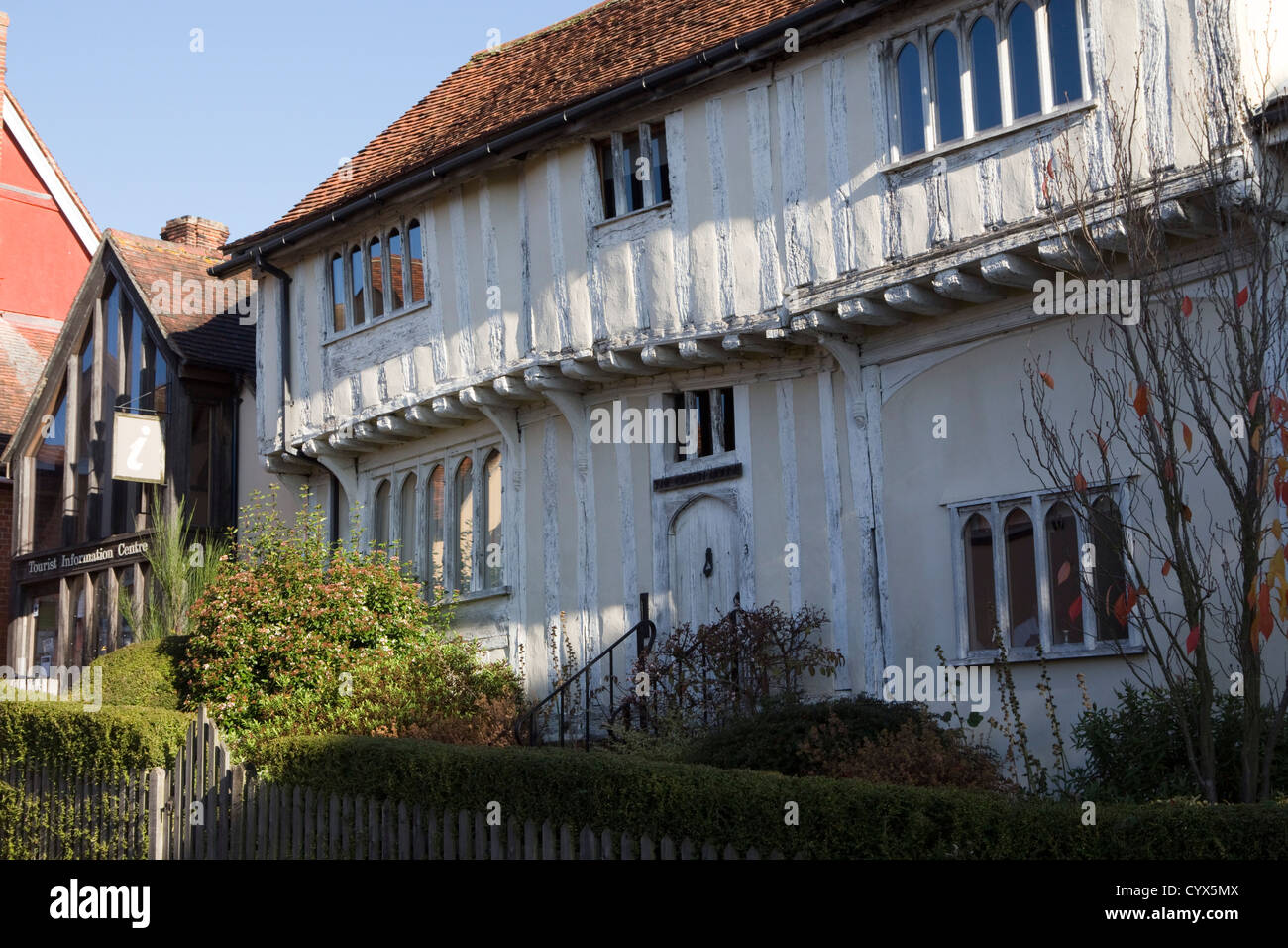 lavenham historic village suffolk england uk Stock Photo - Alamy