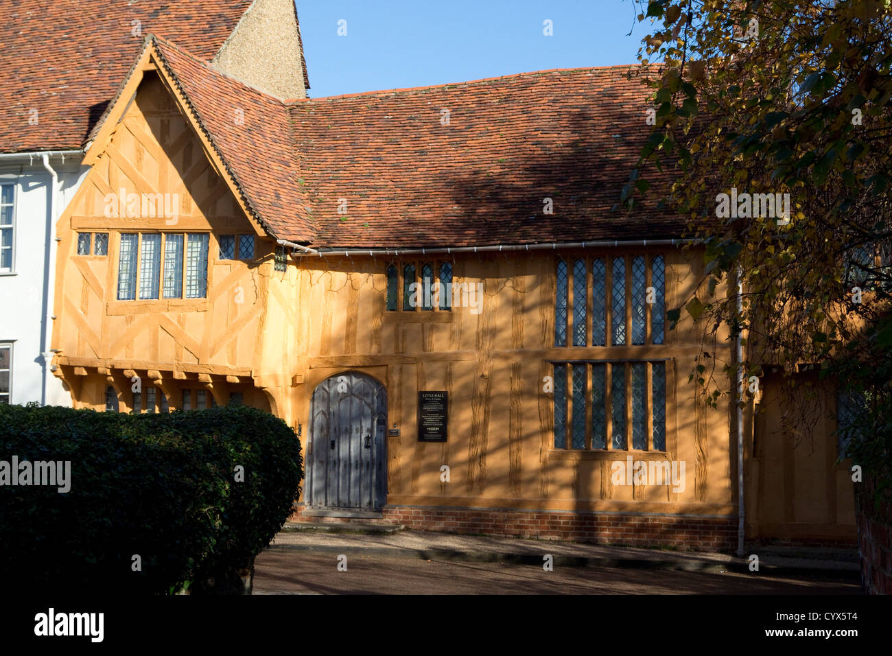 lavenham little hall historic village suffolk england uk Stock Photo ...