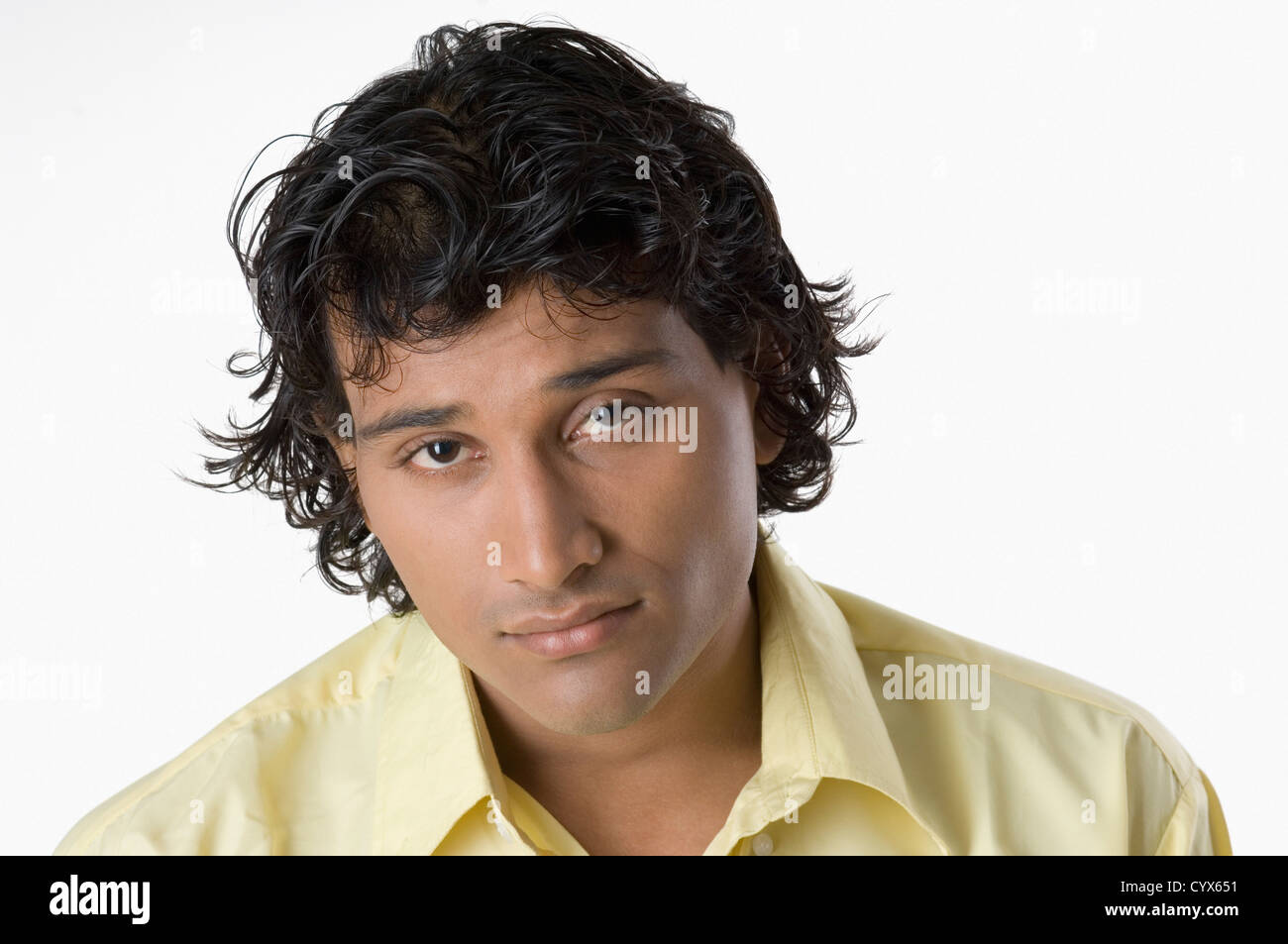 Portrait of a man looking sad Stock Photo - Alamy