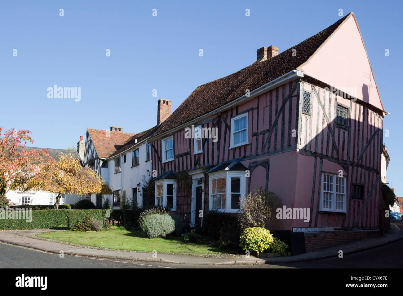 lavenham historic village cordwainers suffolk england uk Stock Photo ...
