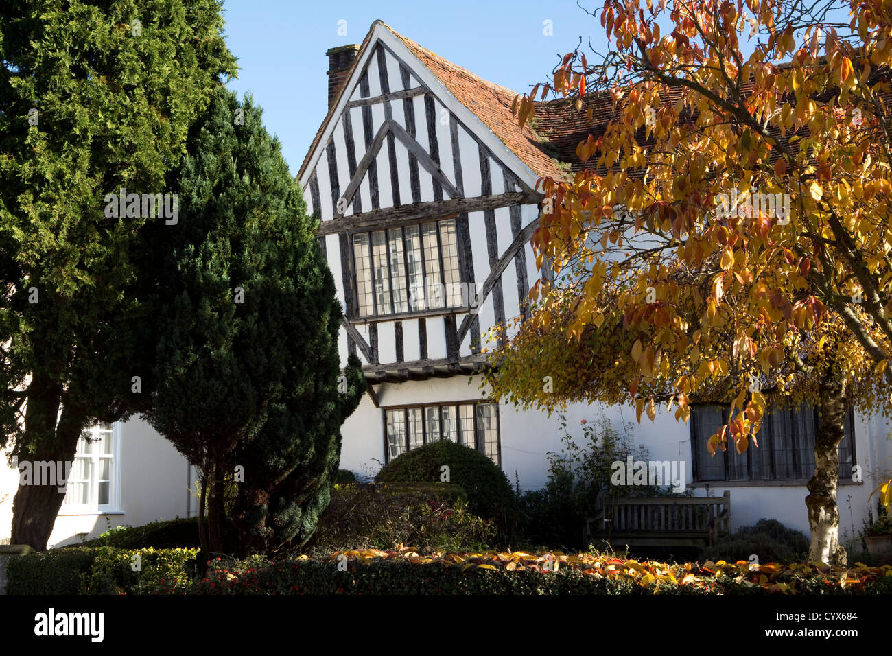 lavenham historic village suffolk england uk Stock Photo - Alamy