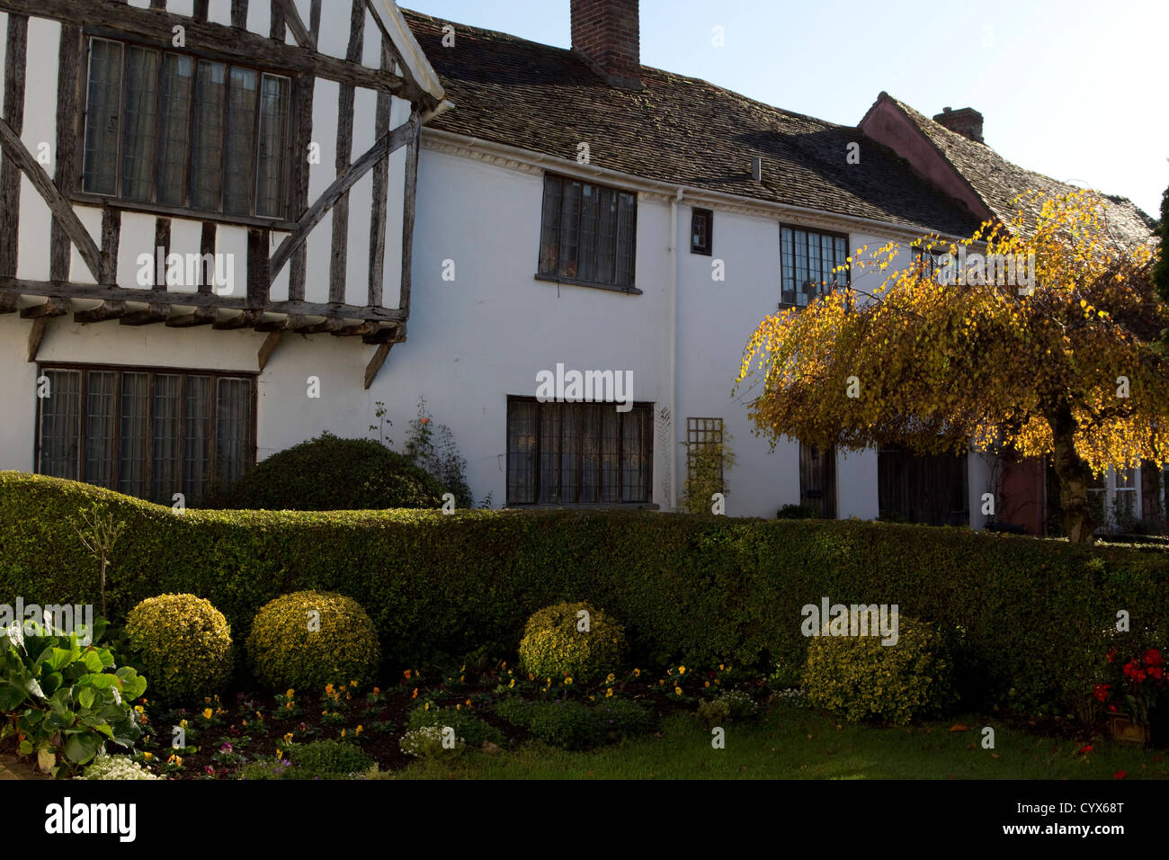 lavenham historic village suffolk england uk Stock Photo - Alamy