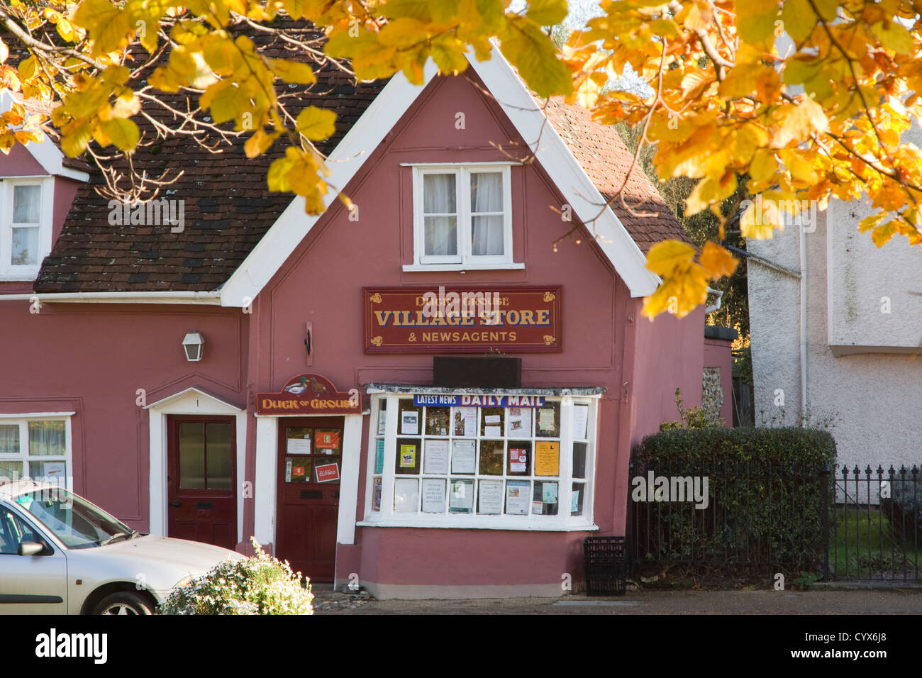 cavendish suffolk village england uk Stock Photo - Alamy