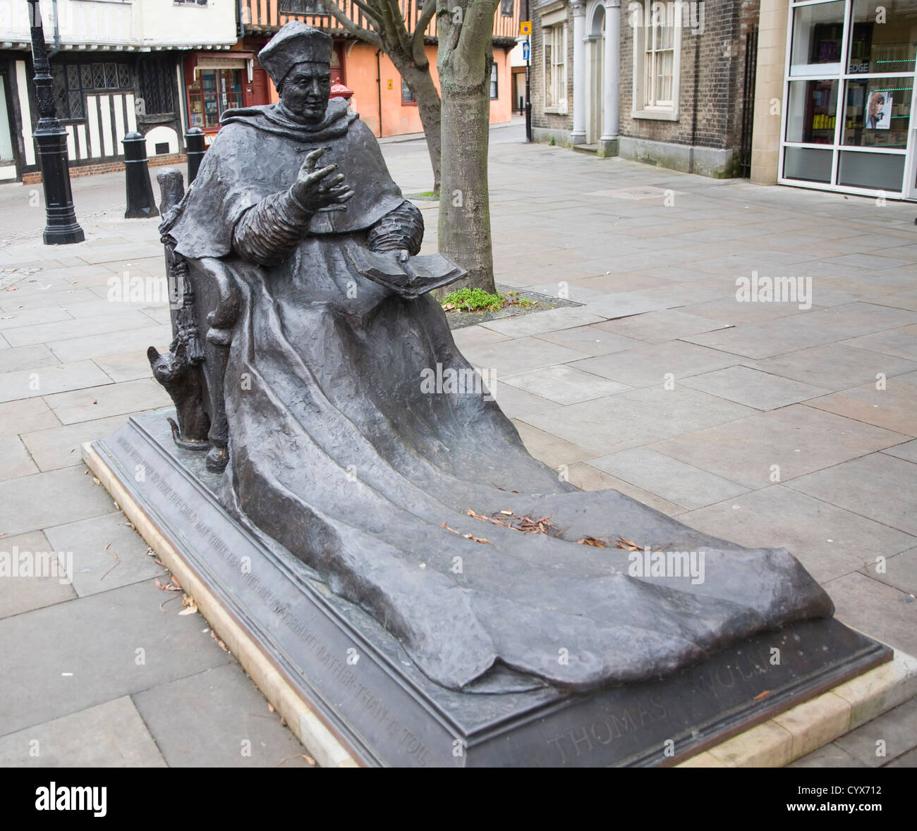 David Annand's sculpture of Cardinal Thomas Wolsey, Curson Plain ...