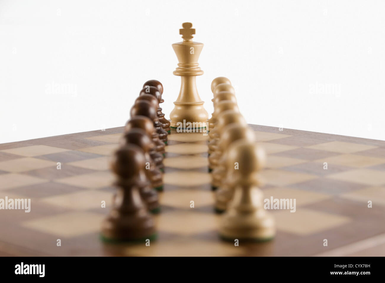 Chess king with its king Stock Photo - Alamy