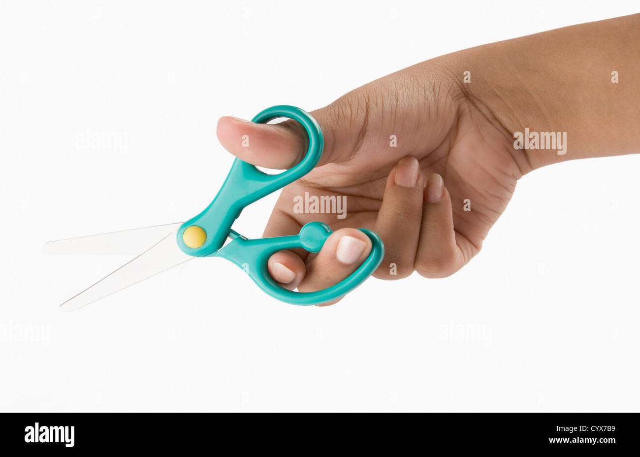 Close up man hand metal Cut Out Stock Images & Pictures - Alamy