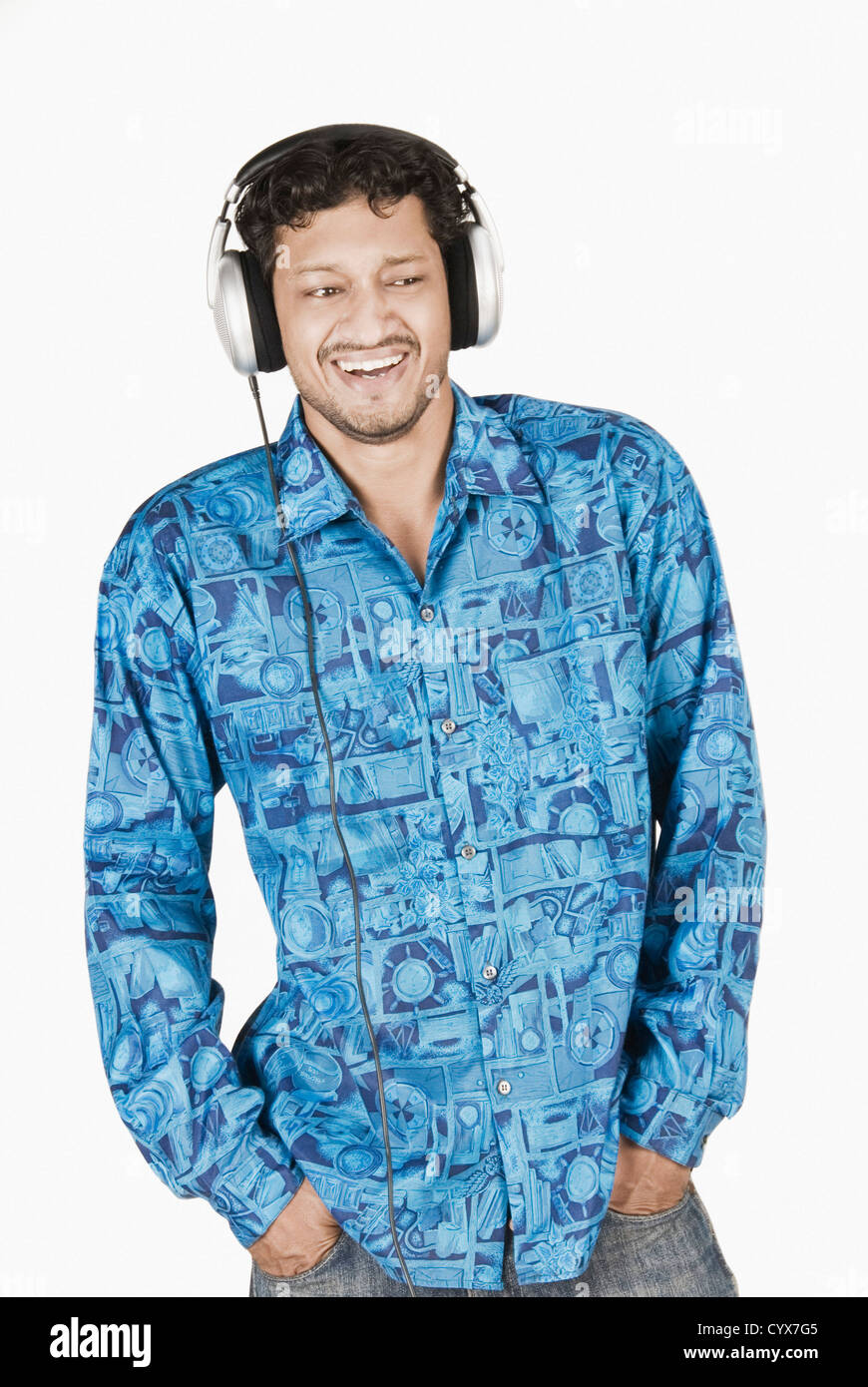 Positive indian man smiling Cut Out Stock Images & Pictures - Alamy