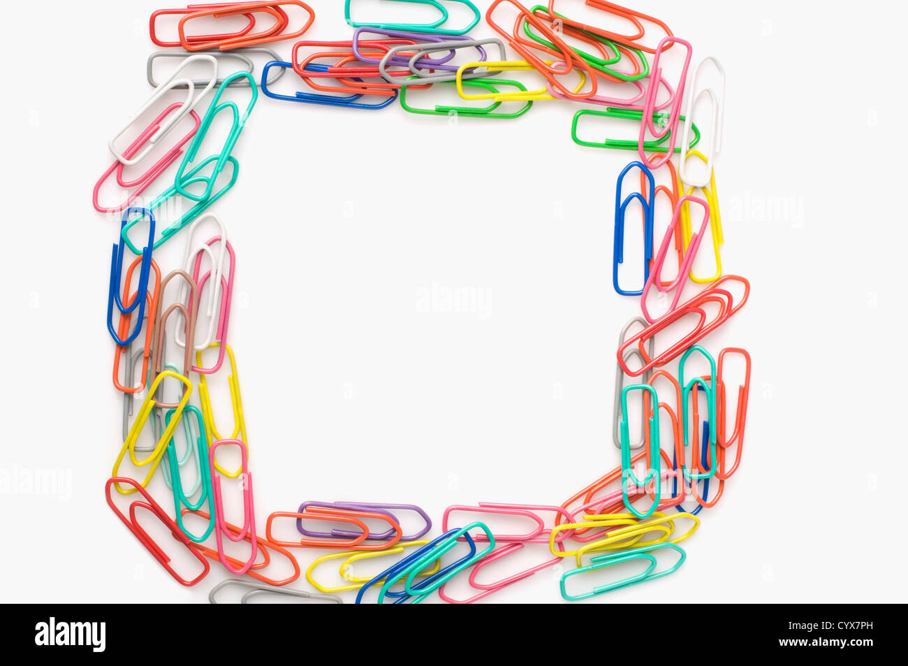 Close-up of paper clips Stock Photo - Alamy