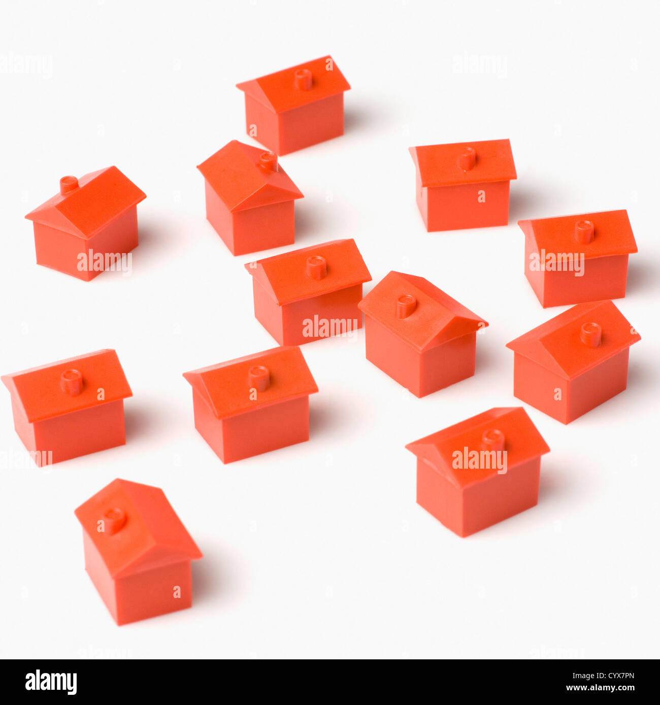 Close-up of model houses Stock Photo - Alamy