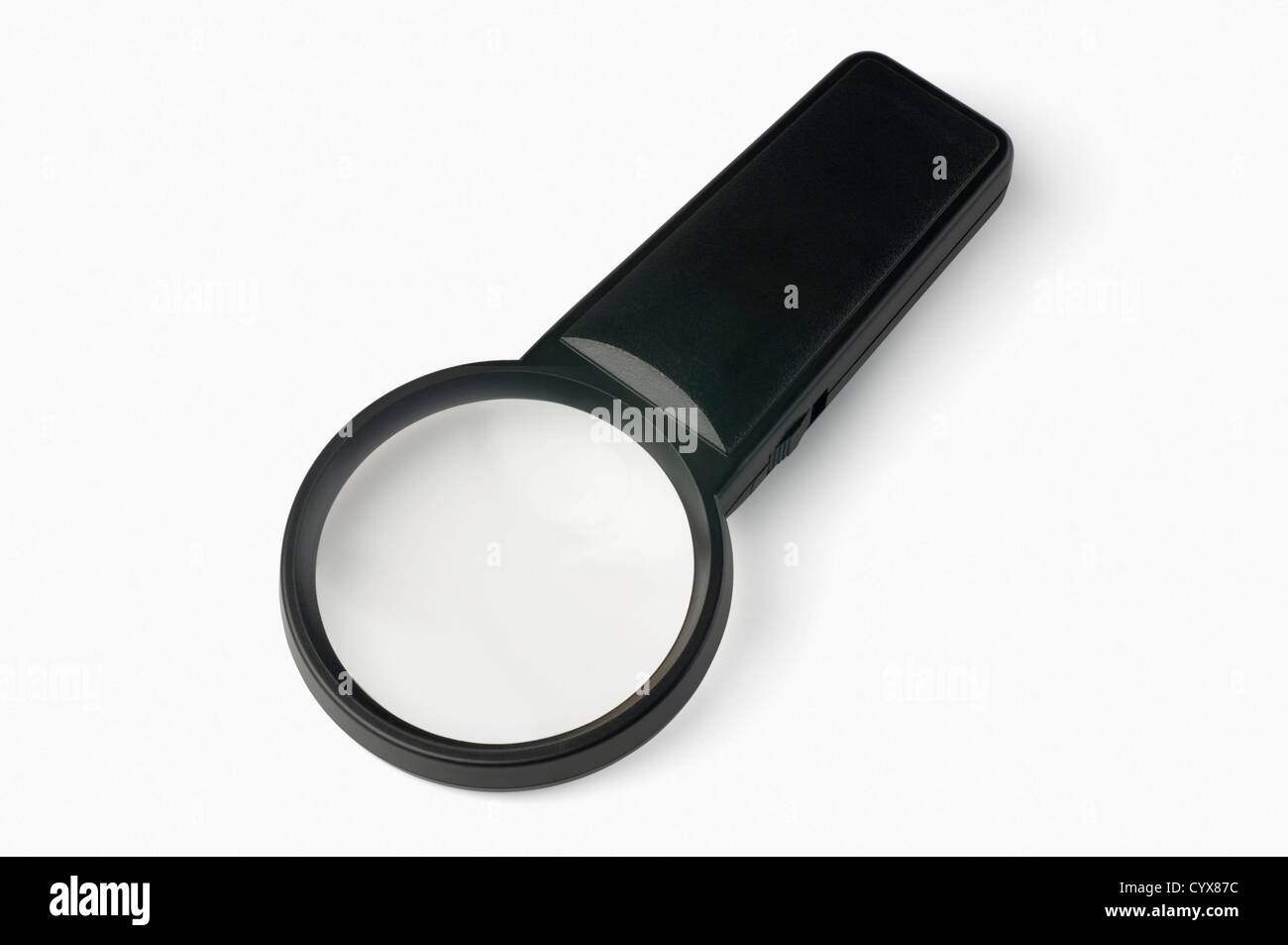 Close-up of a magnifying glass Stock Photo - Alamy