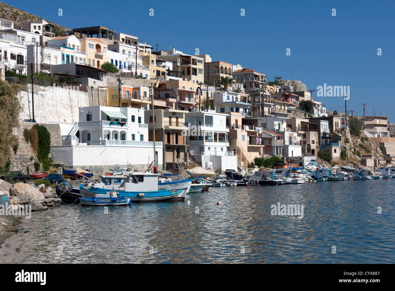 Pothia, Kalymnos, Greece Stock Photo - Alamy