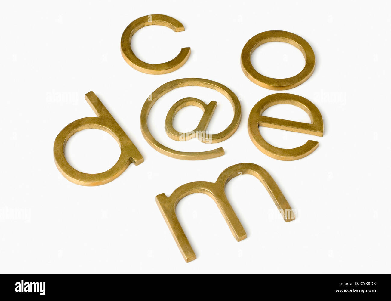 Internet symbols with alphabets Stock Photo - Alamy