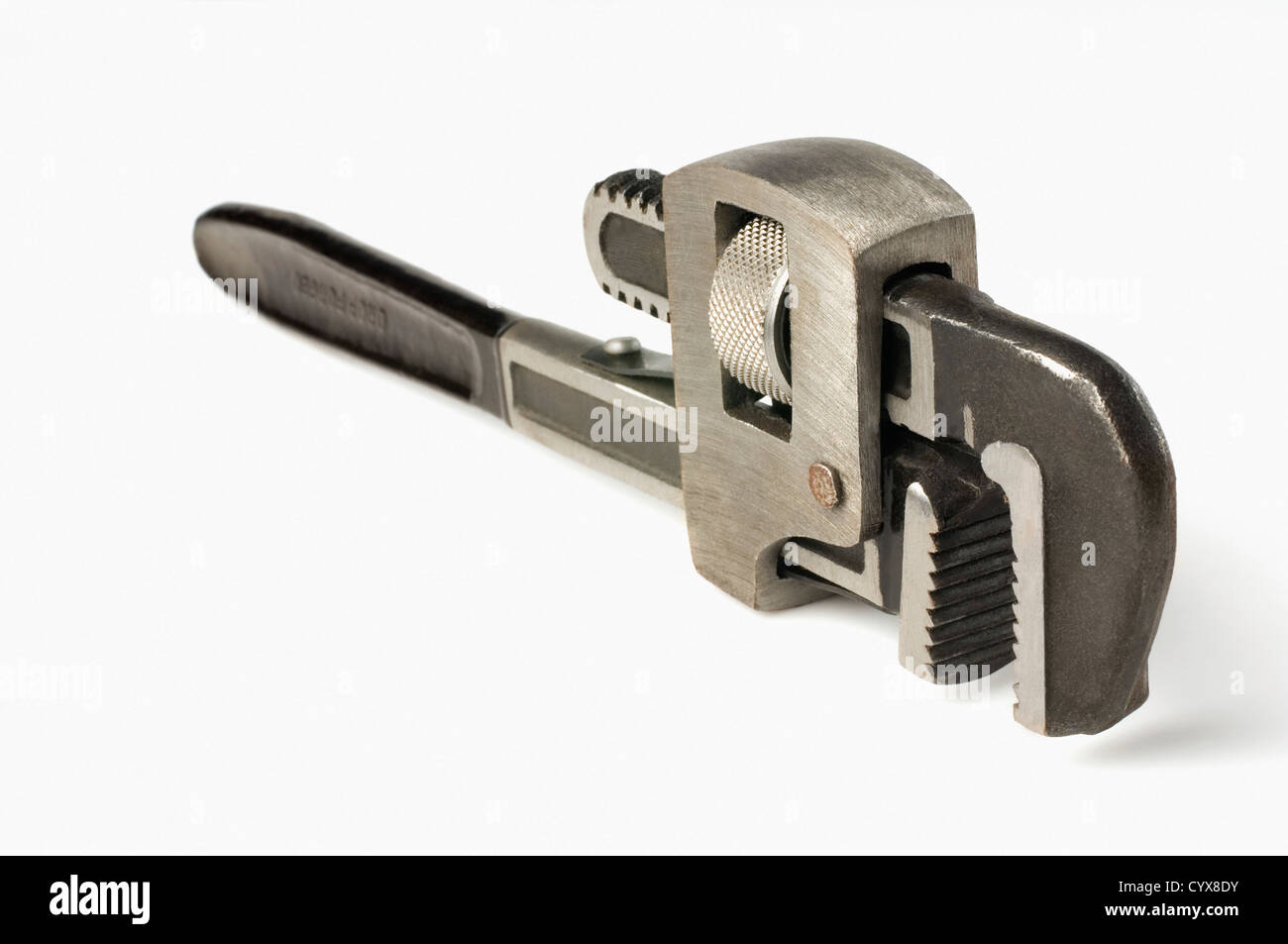 Close-up of an adjustable wrench Stock Photo - Alamy