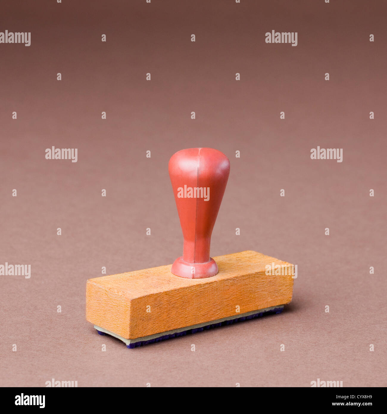 Close-up of a rubber stamp Stock Photo - Alamy