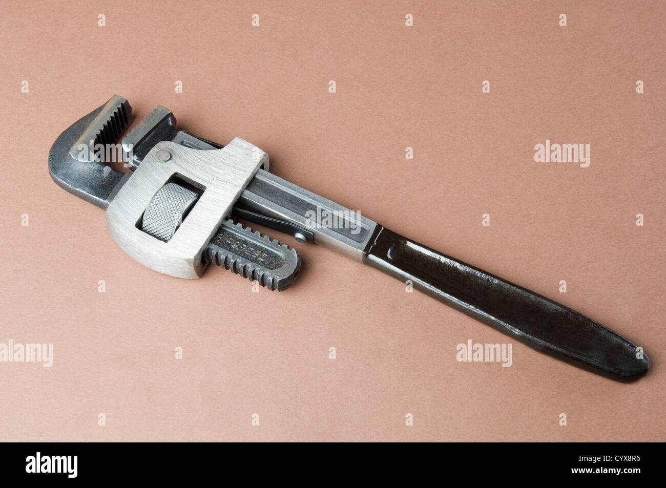 Close-up of an adjustable wrench Stock Photo - Alamy