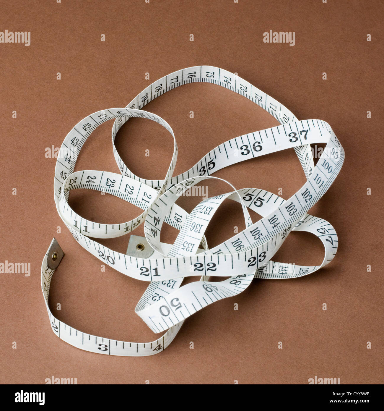 Close-up of a tape measure Stock Photo - Alamy
