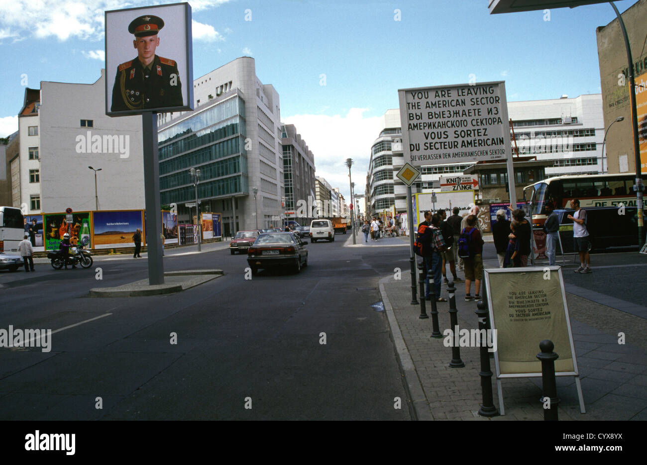Checkpoint Charlie Berlin Stock Photo - Alamy