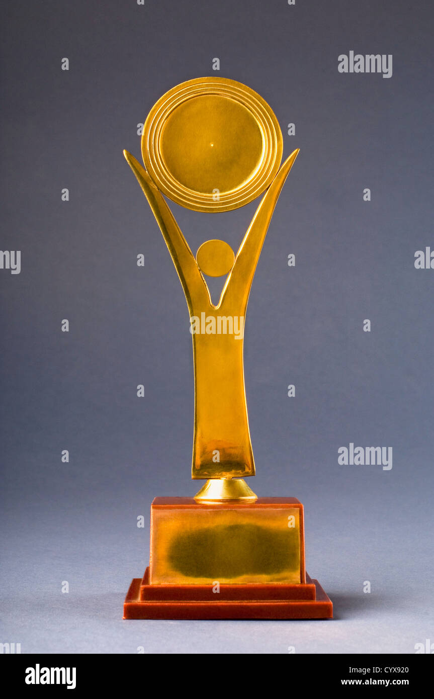 Close-up of a trophy Stock Photo - Alamy