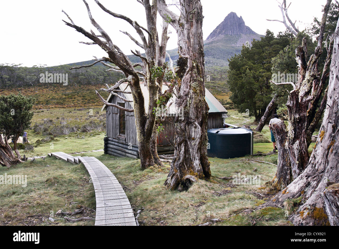 Waterfall valley hut tasmania hi-res stock photography and images - Alamy