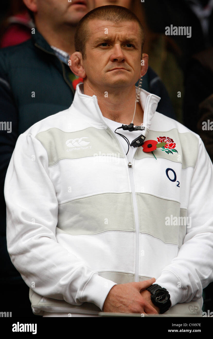 GRAHAM ROWNTREE ENGLAND RU FORWARDS COACH TWICKENHAM MIDDLESEX ENGLAND ...
