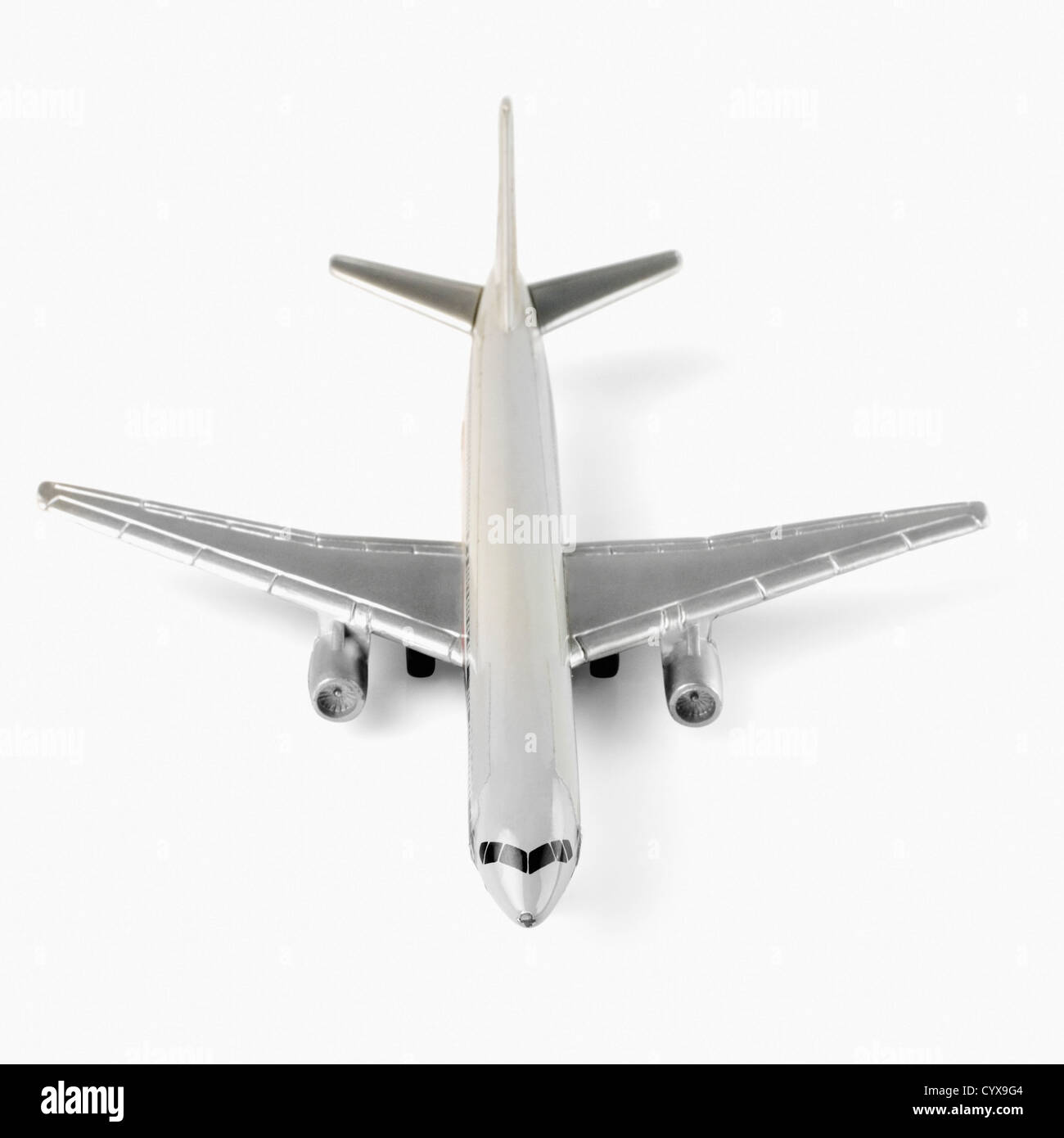Close up white airplane model hi-res stock photography and images - Alamy