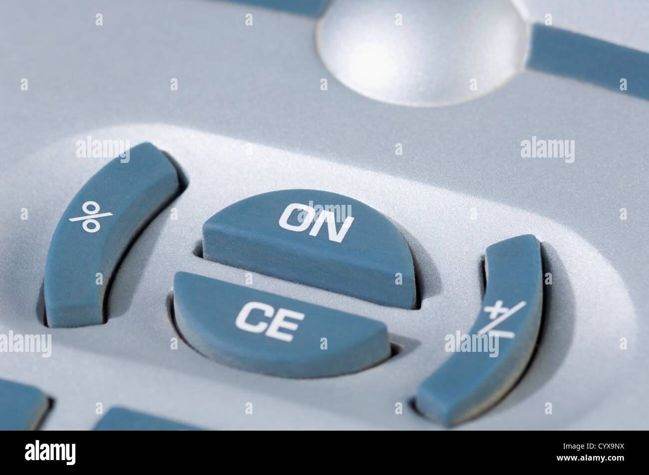 Close-up of buttons of a calculator Stock Photo - Alamy
