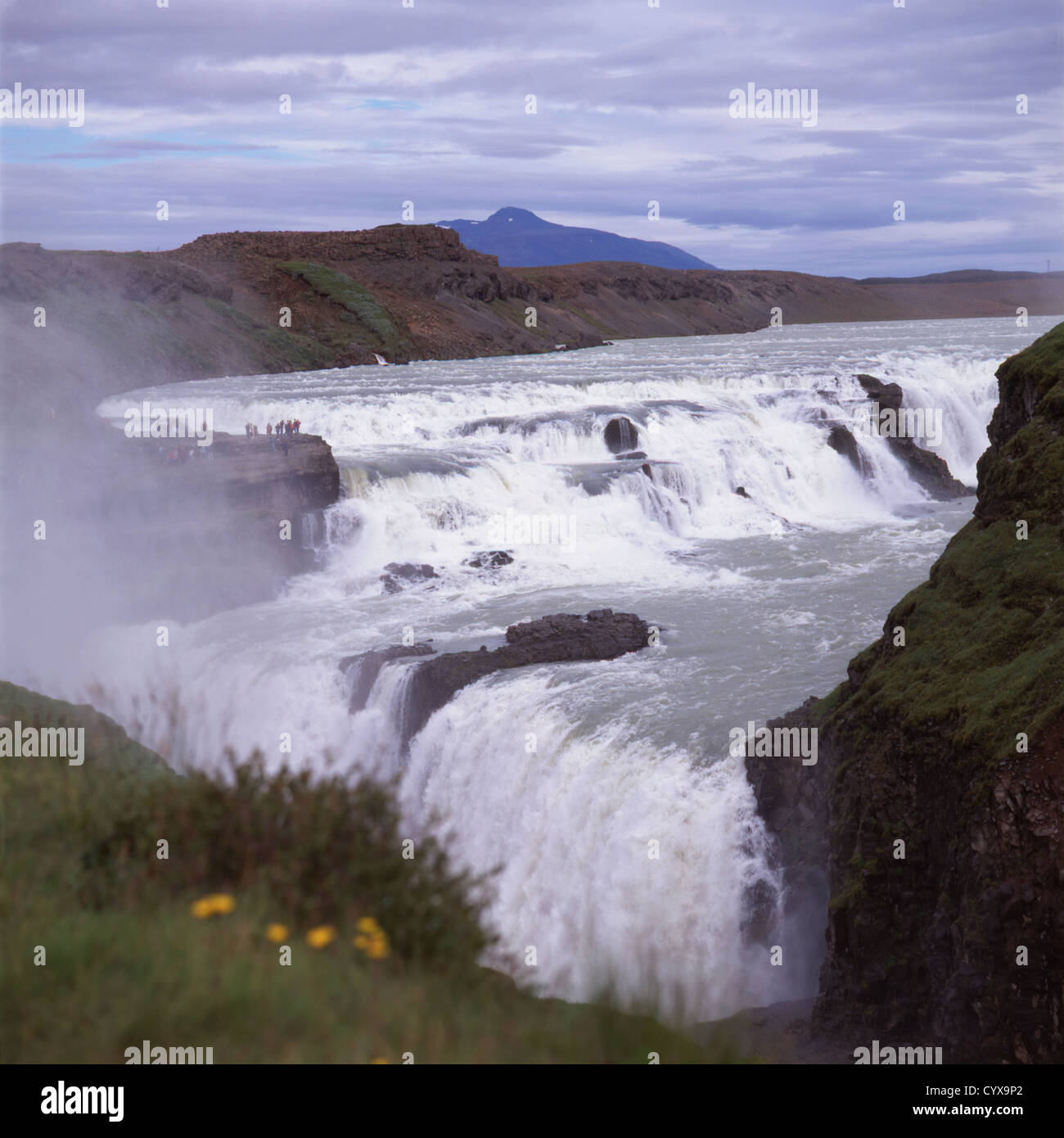 Dramatic scene of vast waterfall Stock Photo - Alamy