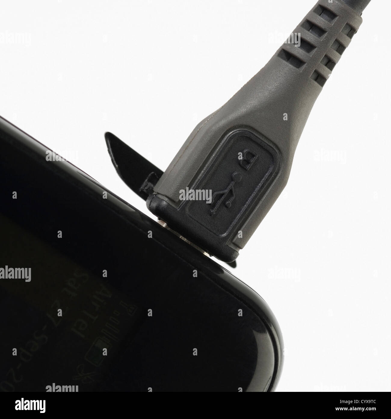 Connected with cable Cut Out Stock Images & Pictures - Alamy