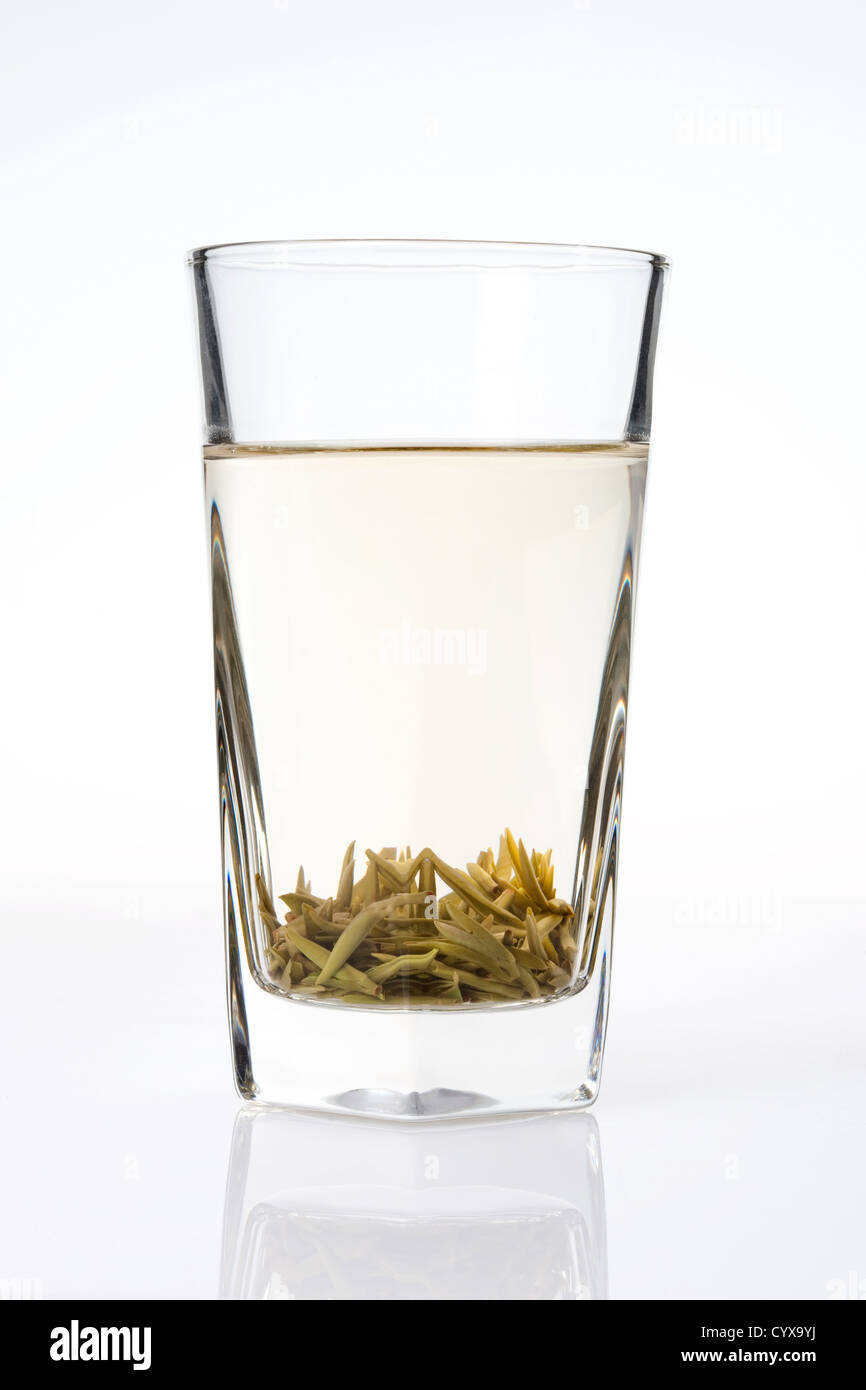 A cup of Chinese Longjing tea Stock Photo - Alamy
