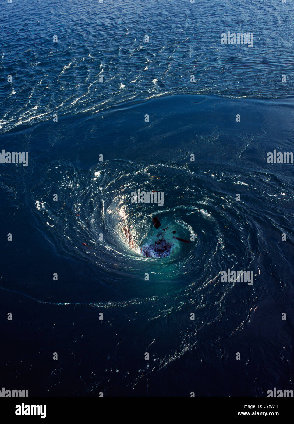 France Rance Tidal Power Station Whirlpool caused by tidal water ...