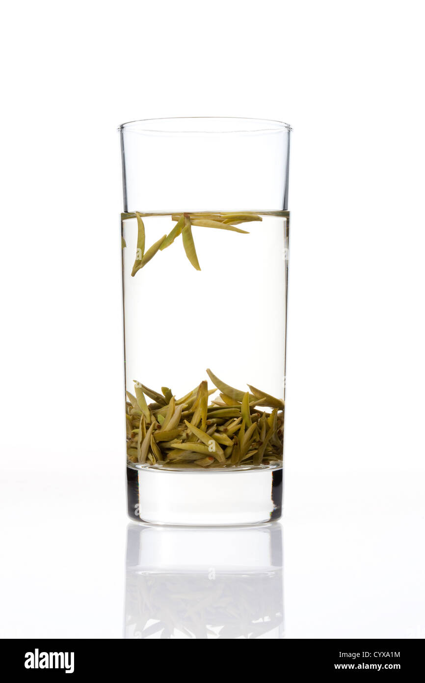 A cup of Chinese Longjing tea Stock Photo - Alamy