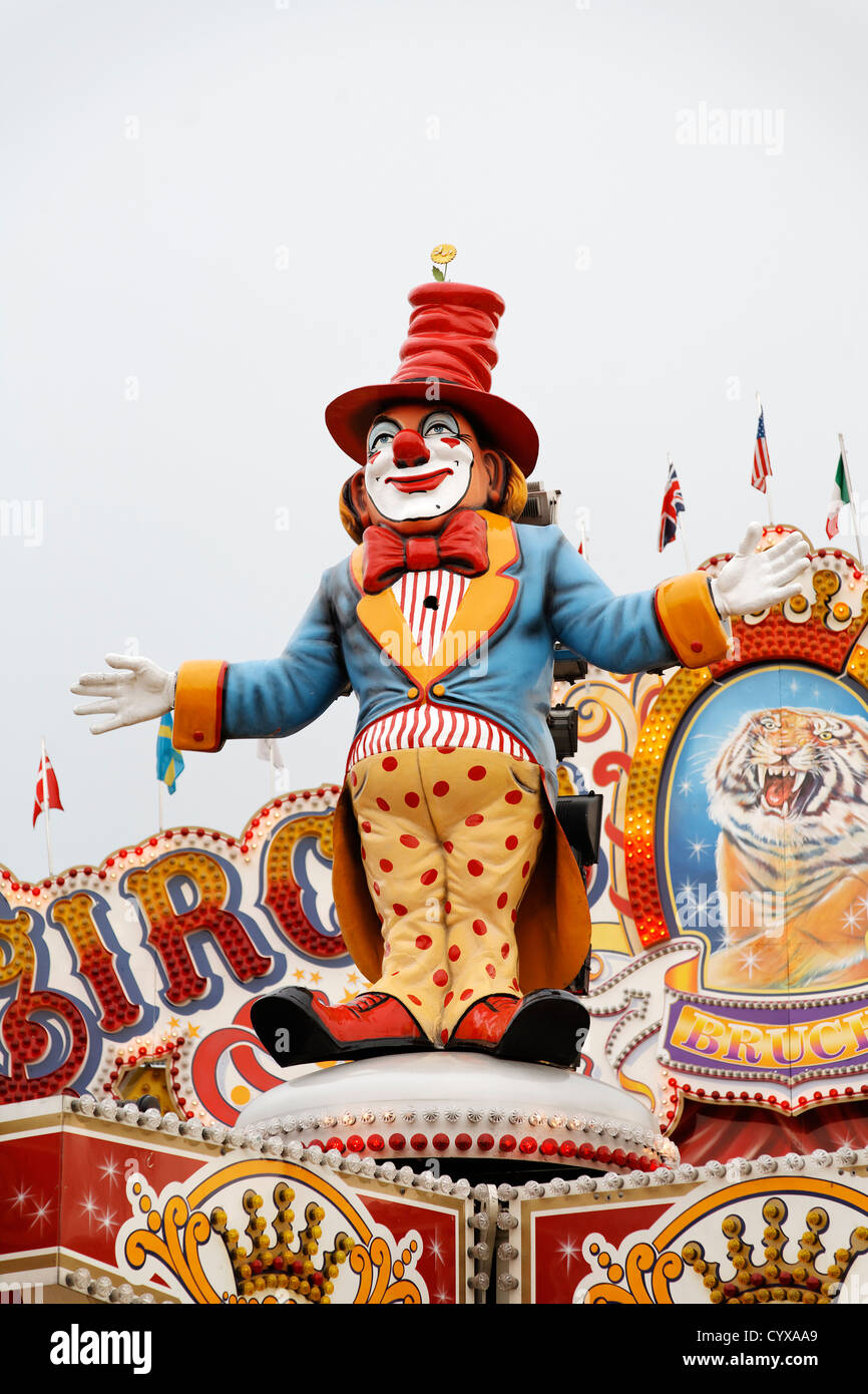 Germany, Oberhausen, Clown display at fair Stock Photo - Alamy