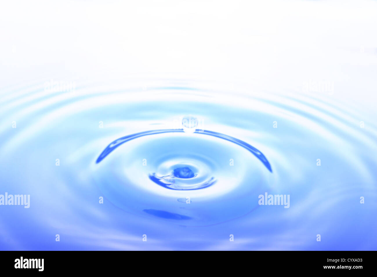 water drop showing rain spa or zen concept Stock Photo - Alamy