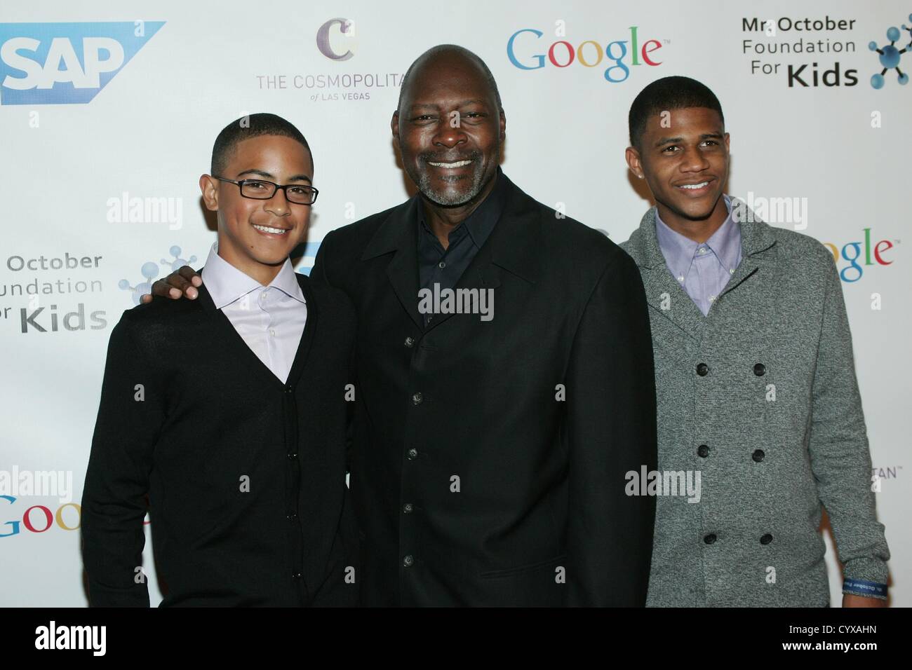 Tarik Stewart, Dave Stewart, Jalen Stewart at arrivals for 8th All Star ...