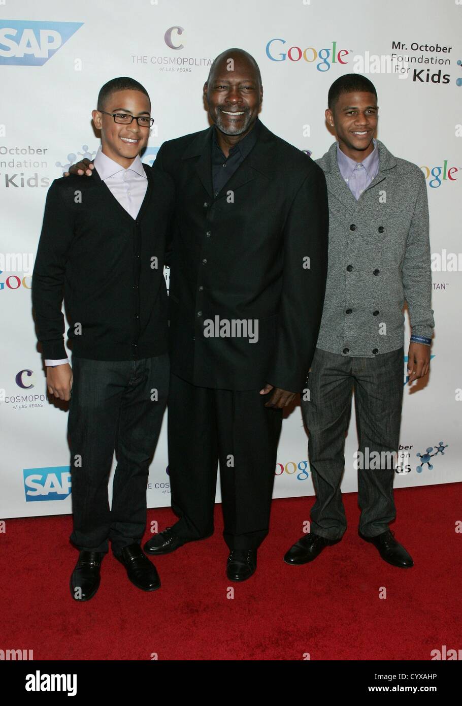 Tarik Stewart, Dave Stewart, Jalen Stewart at arrivals for 8th All Star ...