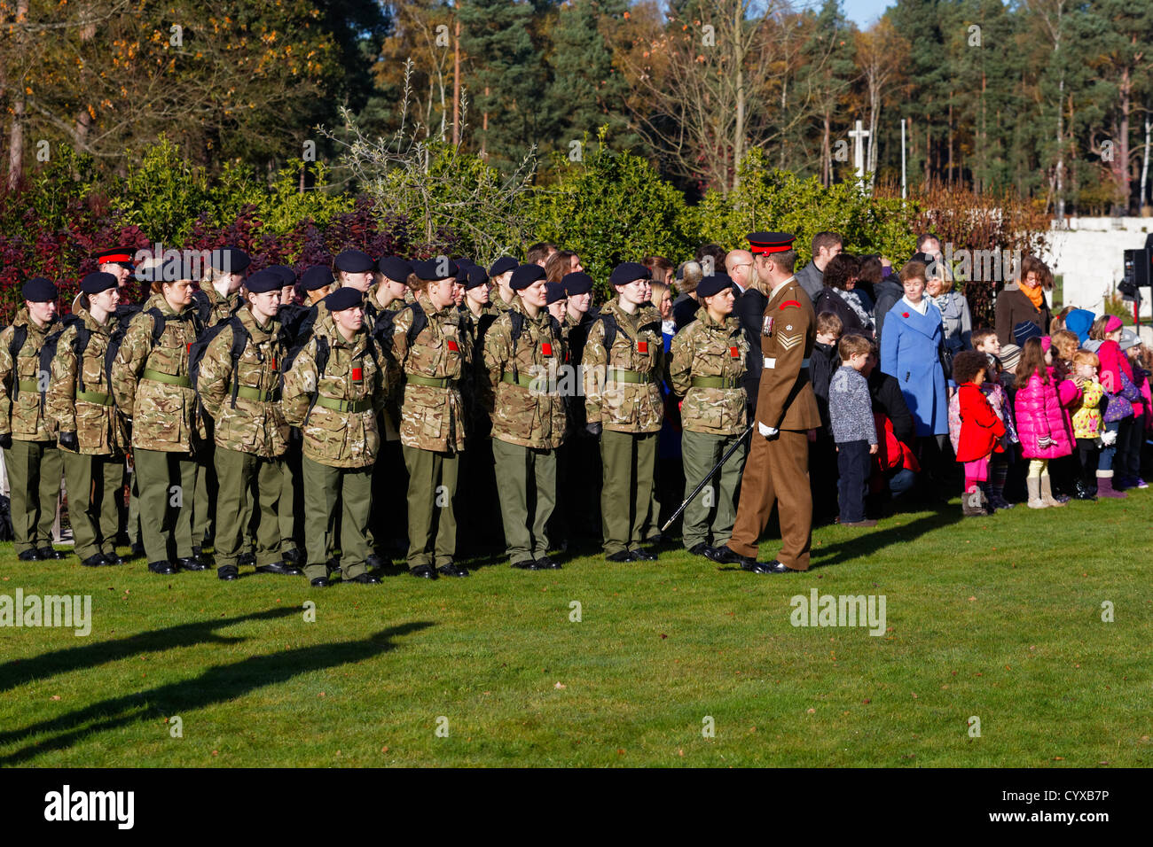 Army training pirbright hi-res stock photography and images - Alamy