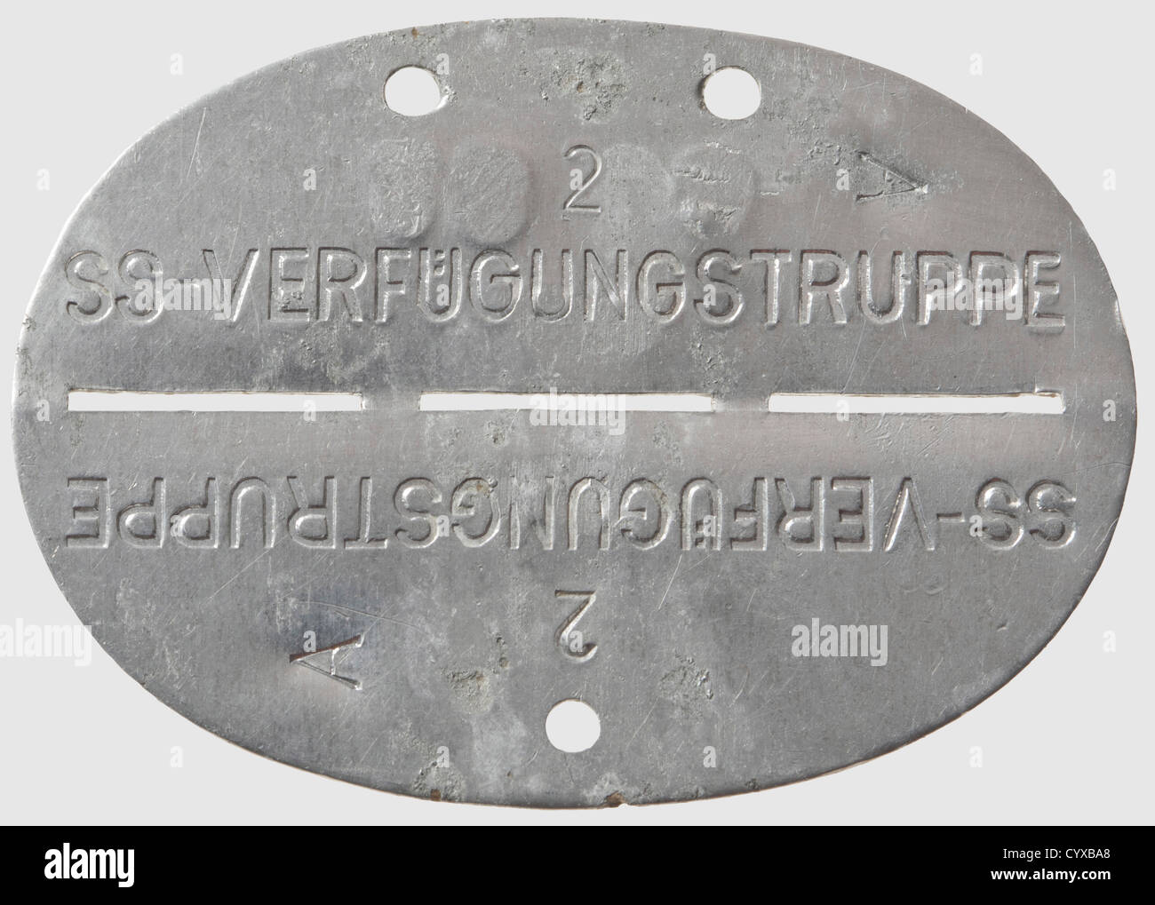 Identification disc "SS-Verfügungstruppe", regiment "Deutschland ...