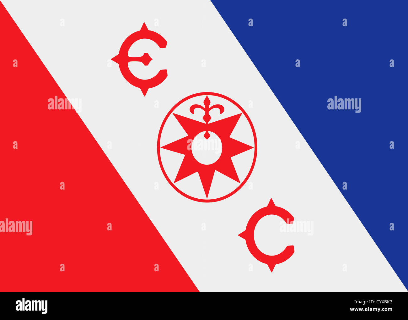 The Explorers Club logo flag symbol Stock Photo - Alamy