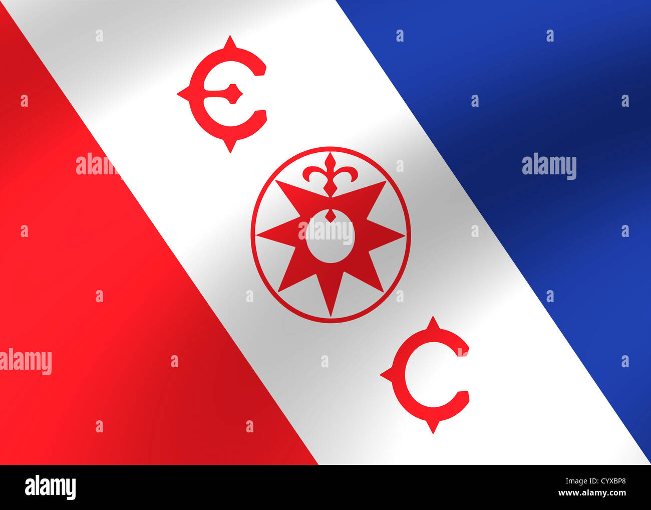 The Explorers Club logo flag symbol Stock Photo - Alamy